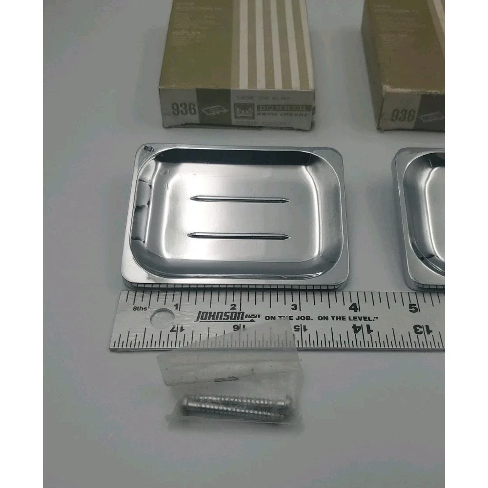 Donner | Bath | Lot Of 3 Vintage Donner Chrome Soap Dishes Nos 98s ...